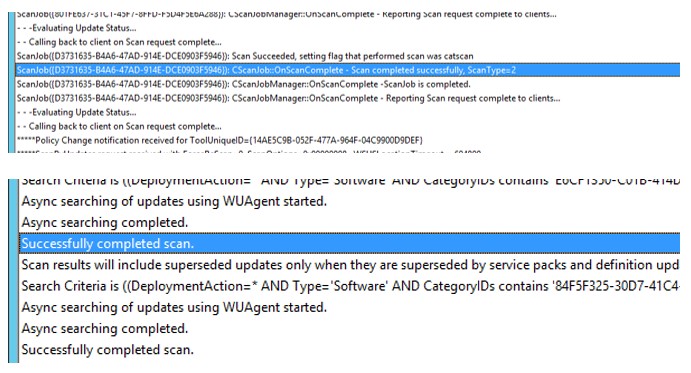 Better Understanding of the SCCM SUP Process